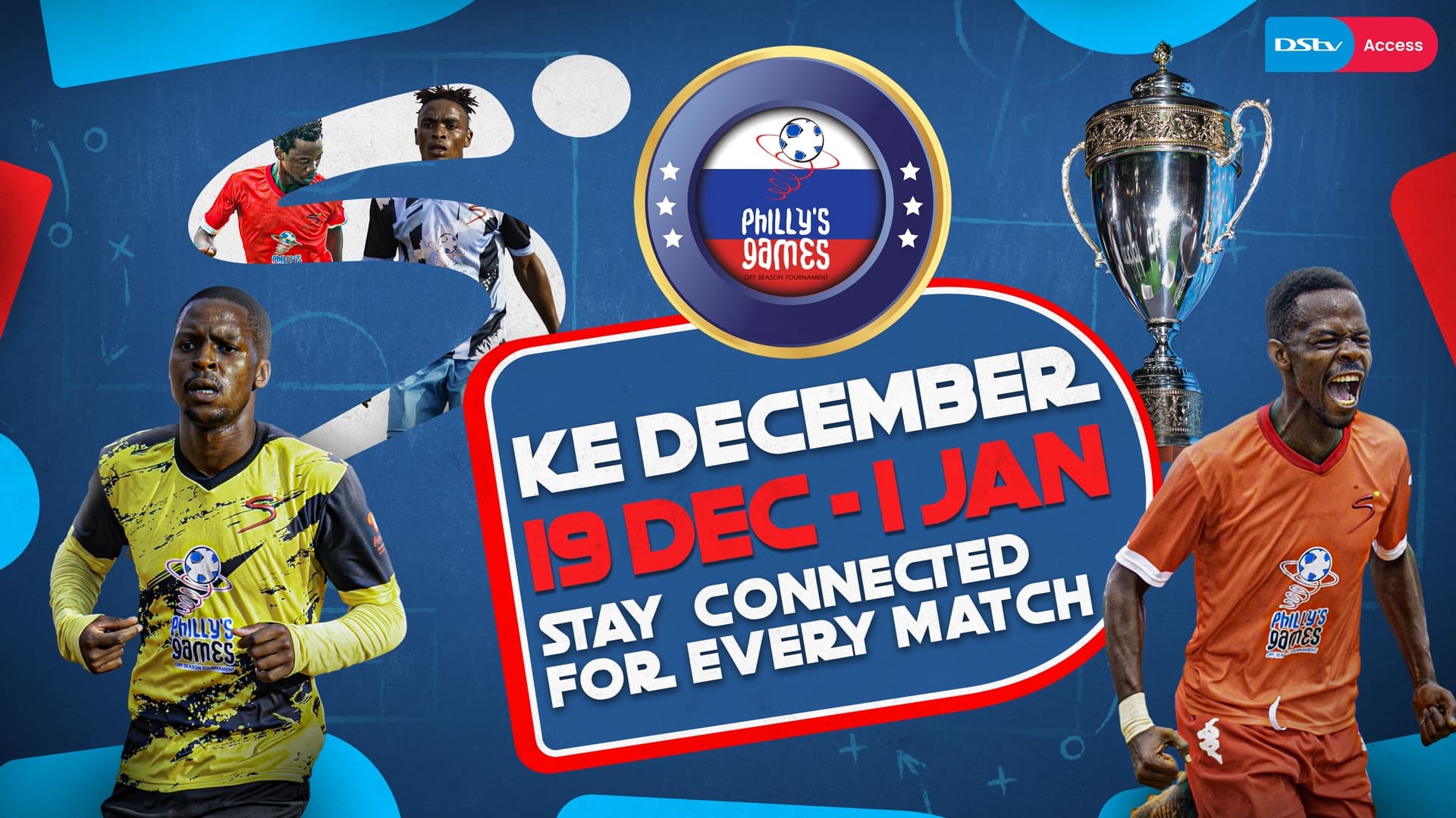 Where to watch 2024 Philly's Games on DStv