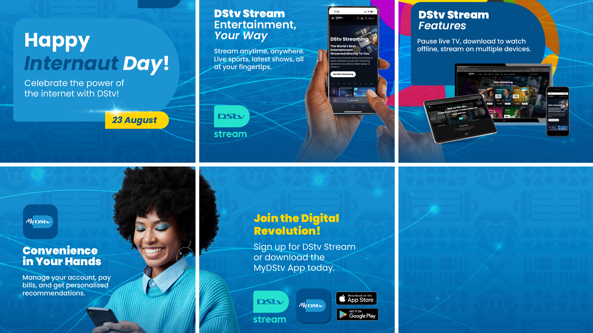Internaut Day - August 23rd: Surf the Digital Waves with DStv!