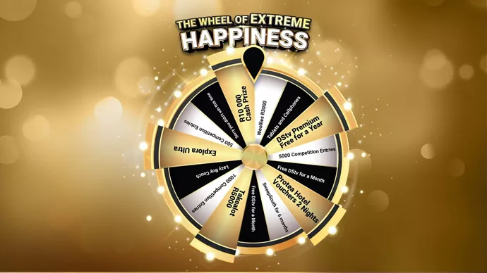 Spin the Wheel of Happiness and win big