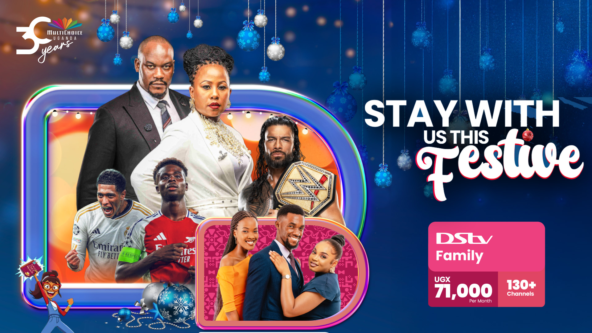 Add a little more to your festive season with DStv!