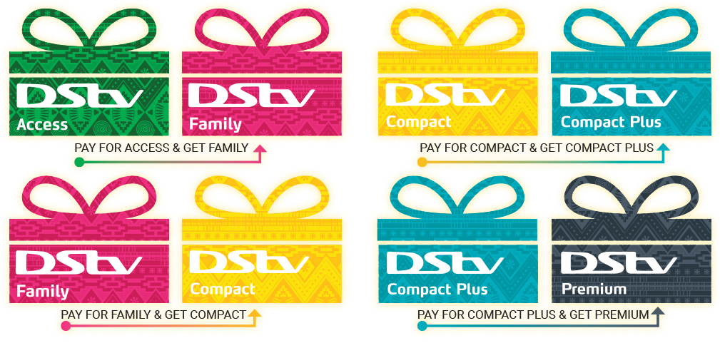 Pay for your DStv subscription and get upgraded to a higher package for ...