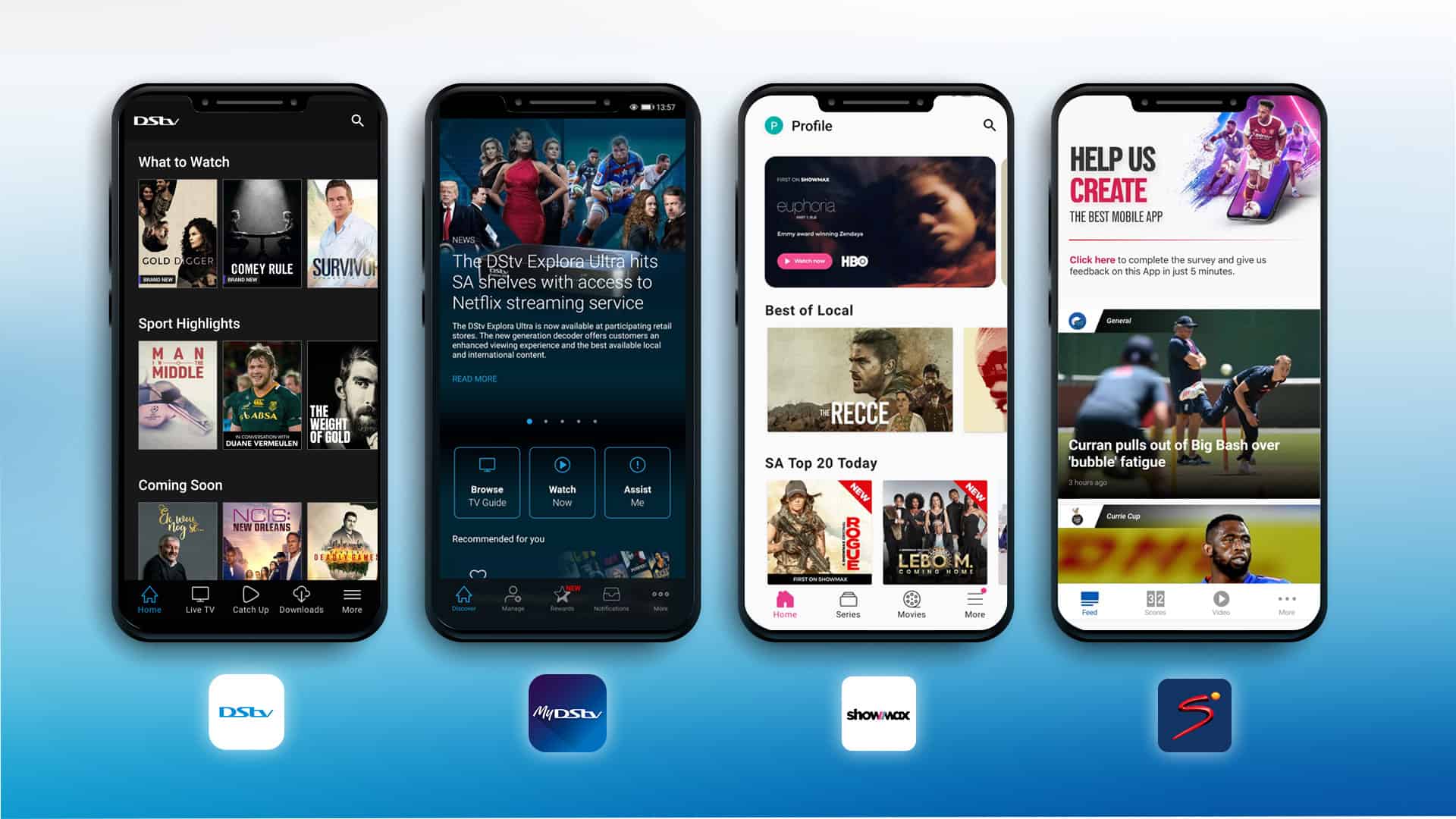 4 apps and it’s a wrap! Better TV with DStv apps