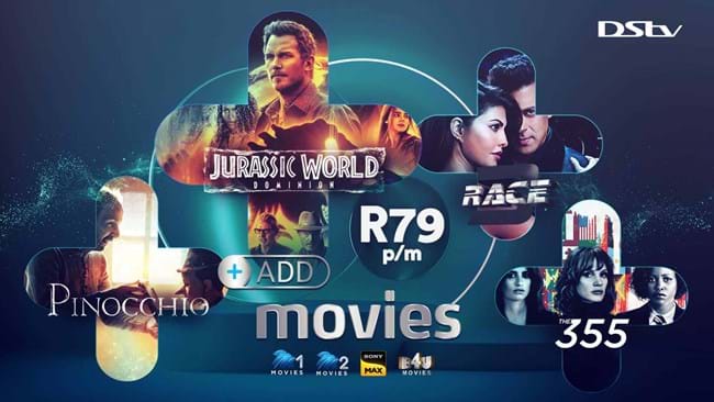 ADD Movies to your DStv package for just R79 this January