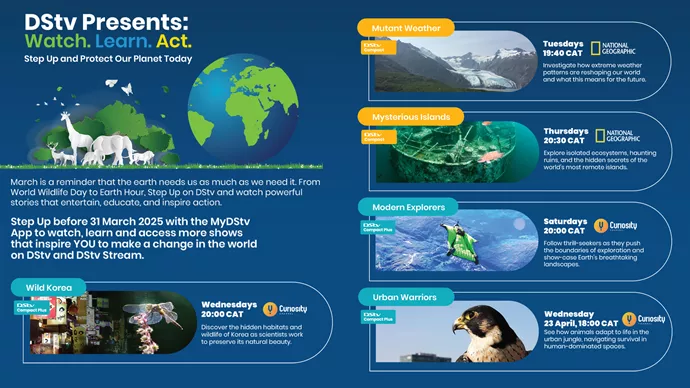 Step Up and Protect Our Planet with DStv | DStv Namibia