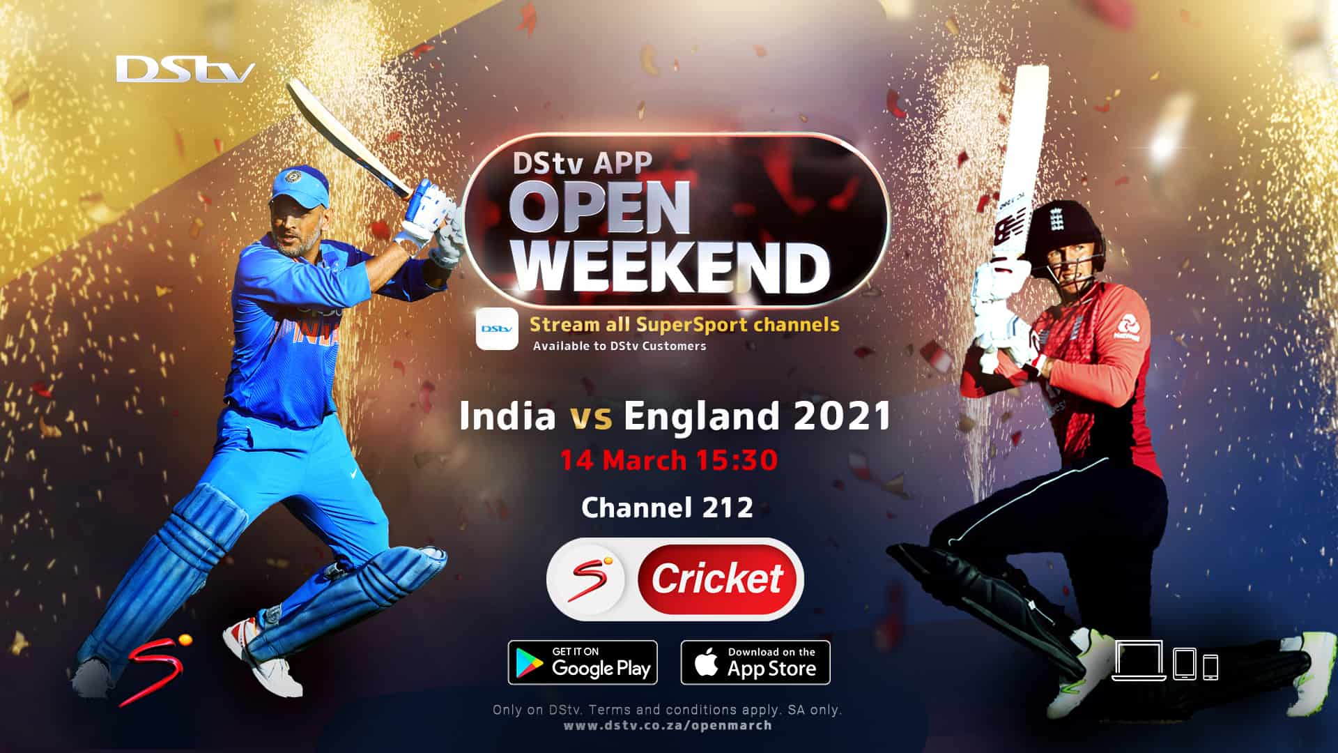 Watch all of SuperSport for one weekend only on the DStv app
