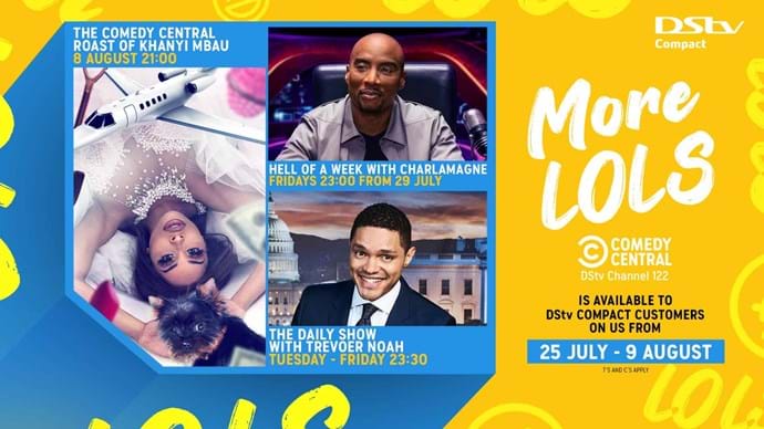 DStv Comedy Central Open Window