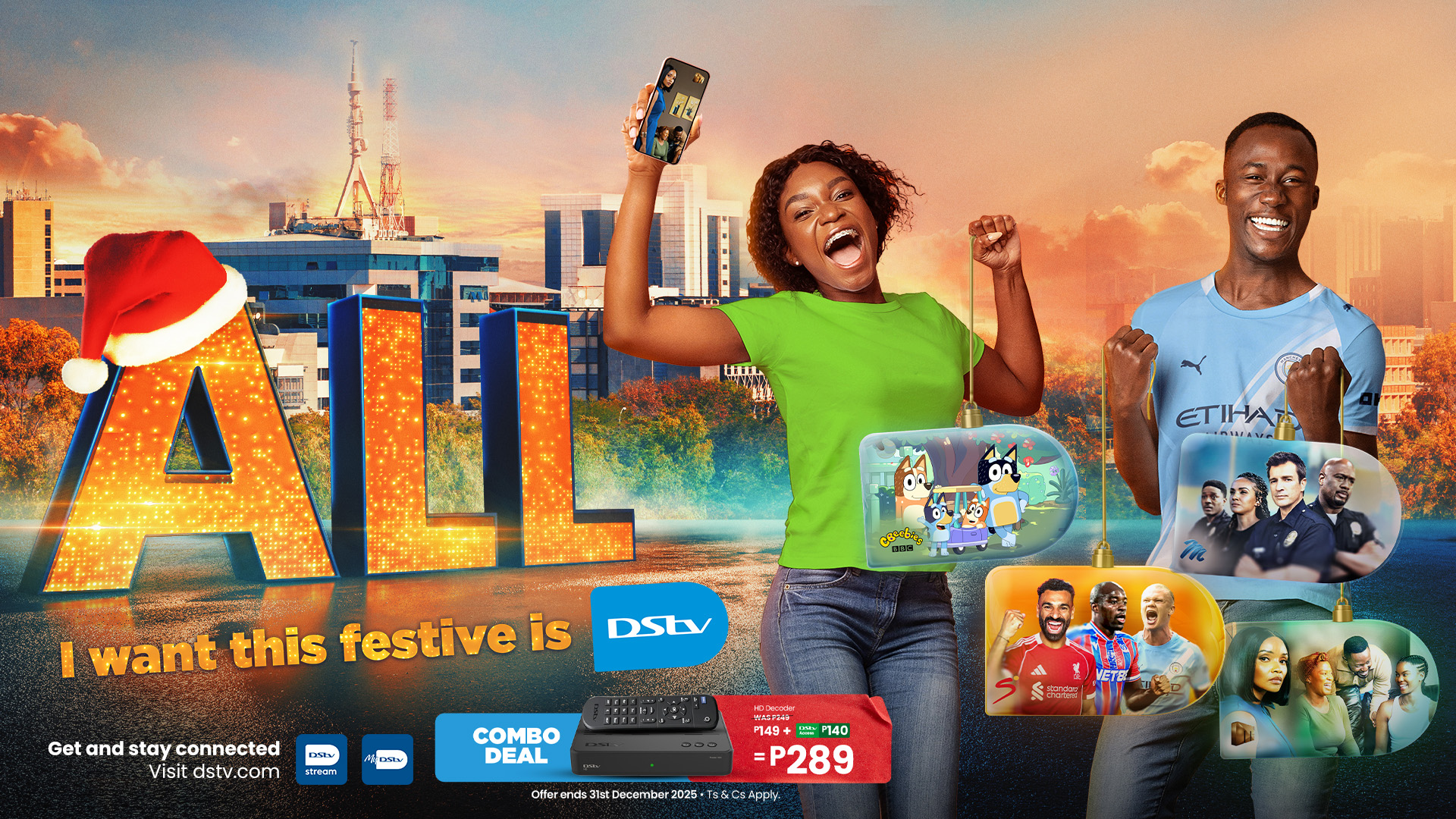 All You Want This Holiday Is on DStv - DStv Botswana