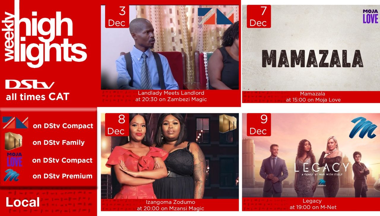 DStv Weekly Content Highlights for 3-9 December 2021