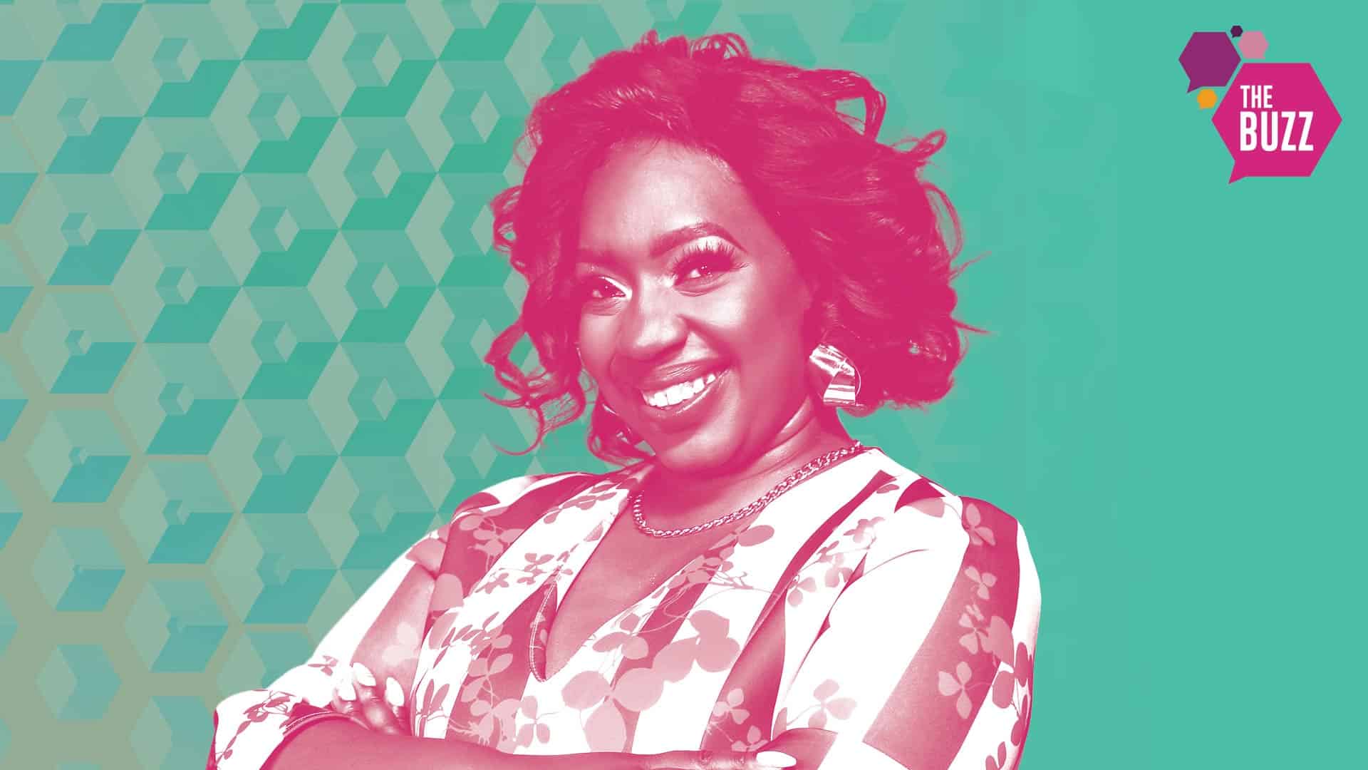 Anele Mdoda hosts The Buzz on HONEY (DStv channel 173)