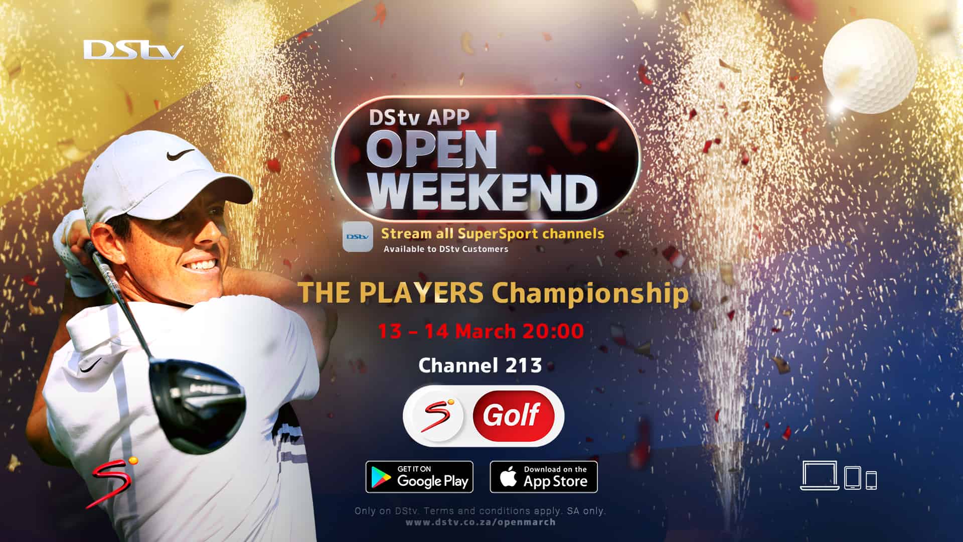 Watch all of SuperSport for one weekend only on the DStv app