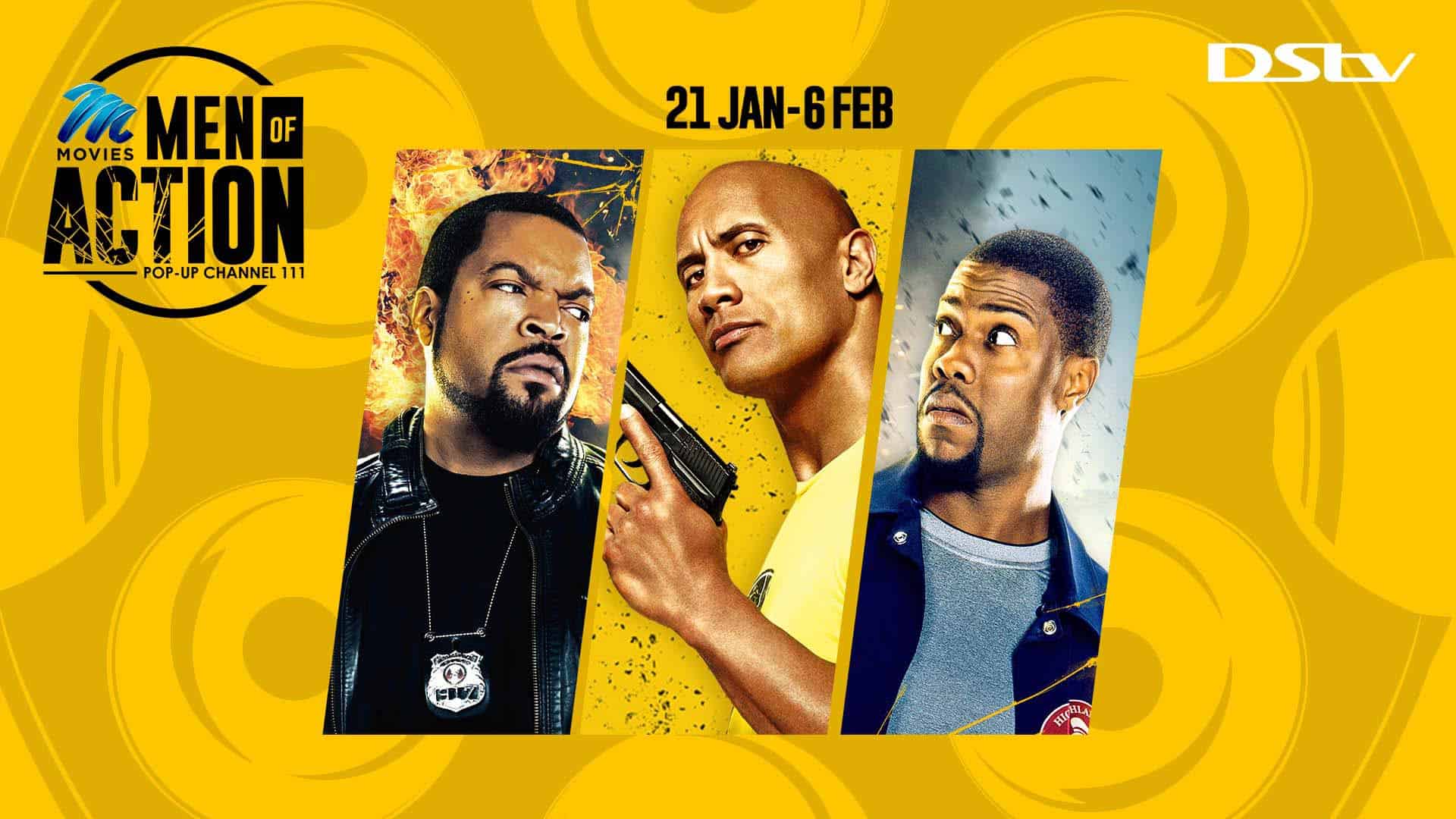 M-Net Movies Men of Action Pop-Up Channel on DStv