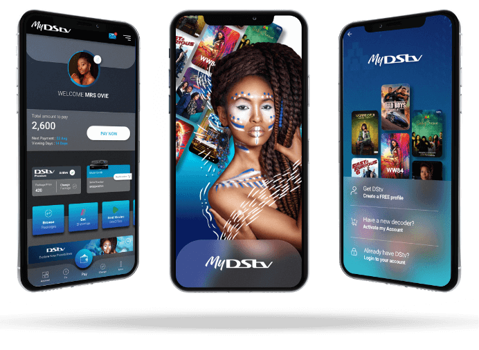 Be a boss. Manage your account your way with the MyDStv App!