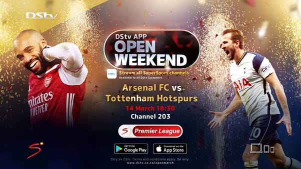 Watch all of SuperSport for one weekend only on the DStv app