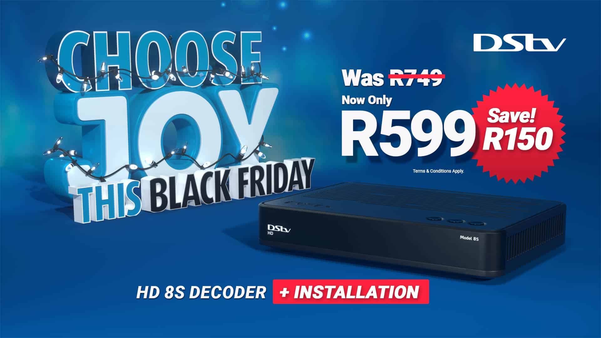 DStv Black Friday Special Deals – Choose Joy with DStv