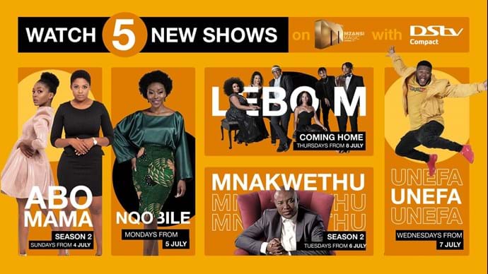 5 new shows coming to Mzansi Magic (DStv channel 161)