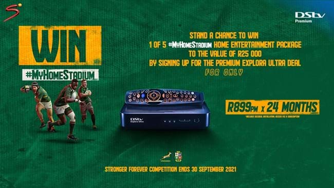 Sign up for the DStv Premium Explora Ultra Deal and win!